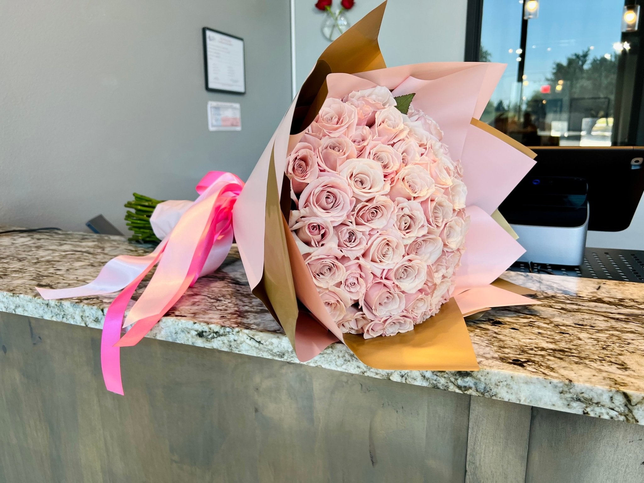 Pink Rose Bouquet / Ramo Buchon – Legacy Rose TX