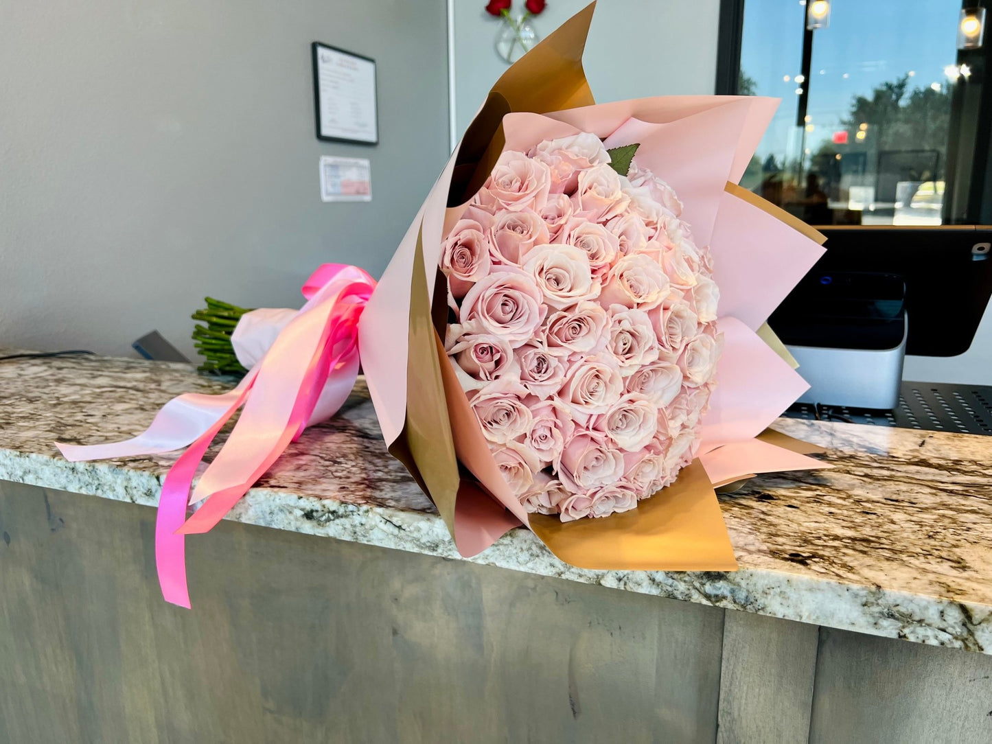 Pink Rose Bouquet / Ramo Buchon – Legacy Rose TX